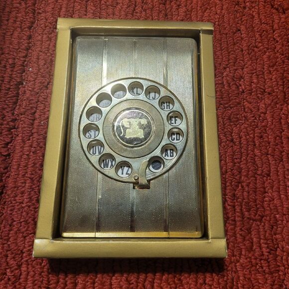 Networking | Vintage Mcm Telephone Index Hanging Rotary Dial Address ...
